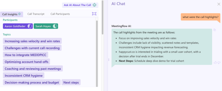Client Meeting Notes - Meetingflow